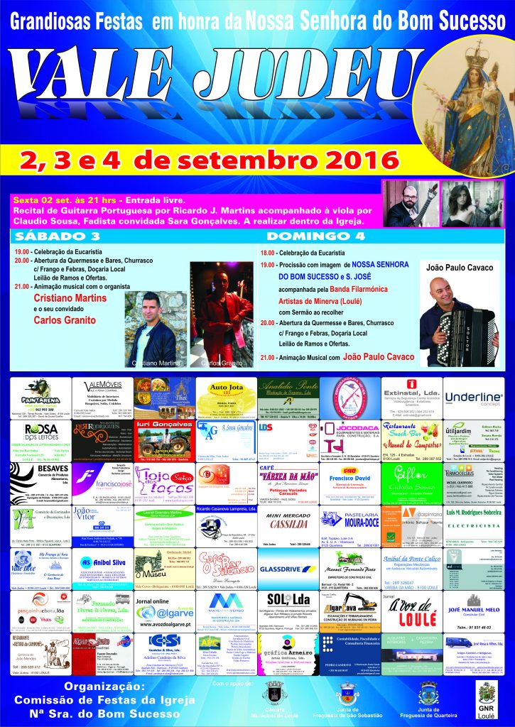 Festas em honra da Nossa Senhora do Bom Sucesso - Vale Judeu - Junta de ...