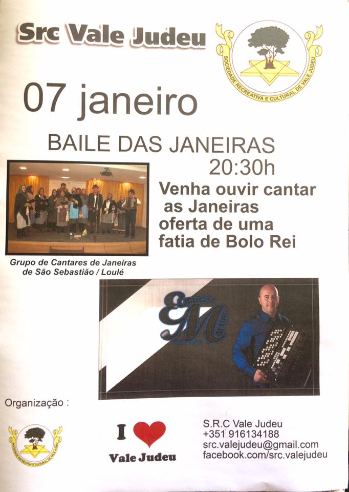 Baile das Janeiras em Vale Judeu - Junta de Freguesia de São Sebastião